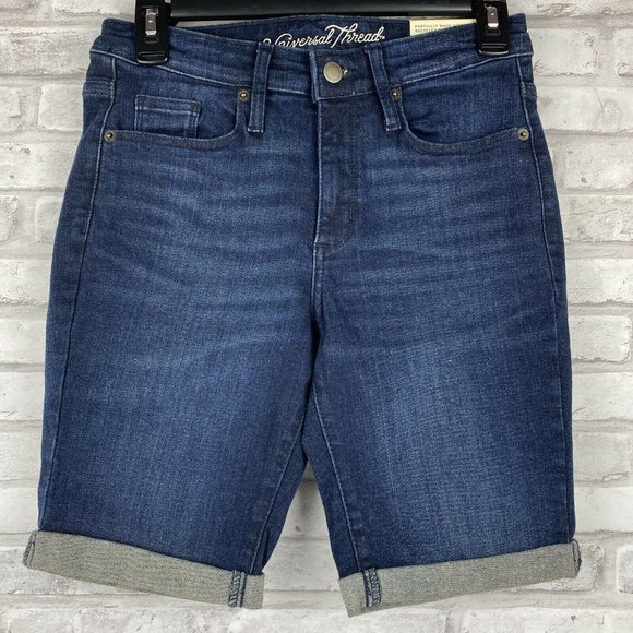 Universal Thread | Shorts | Universal Thread Bermuda Denim Shorts Sz 2 ...